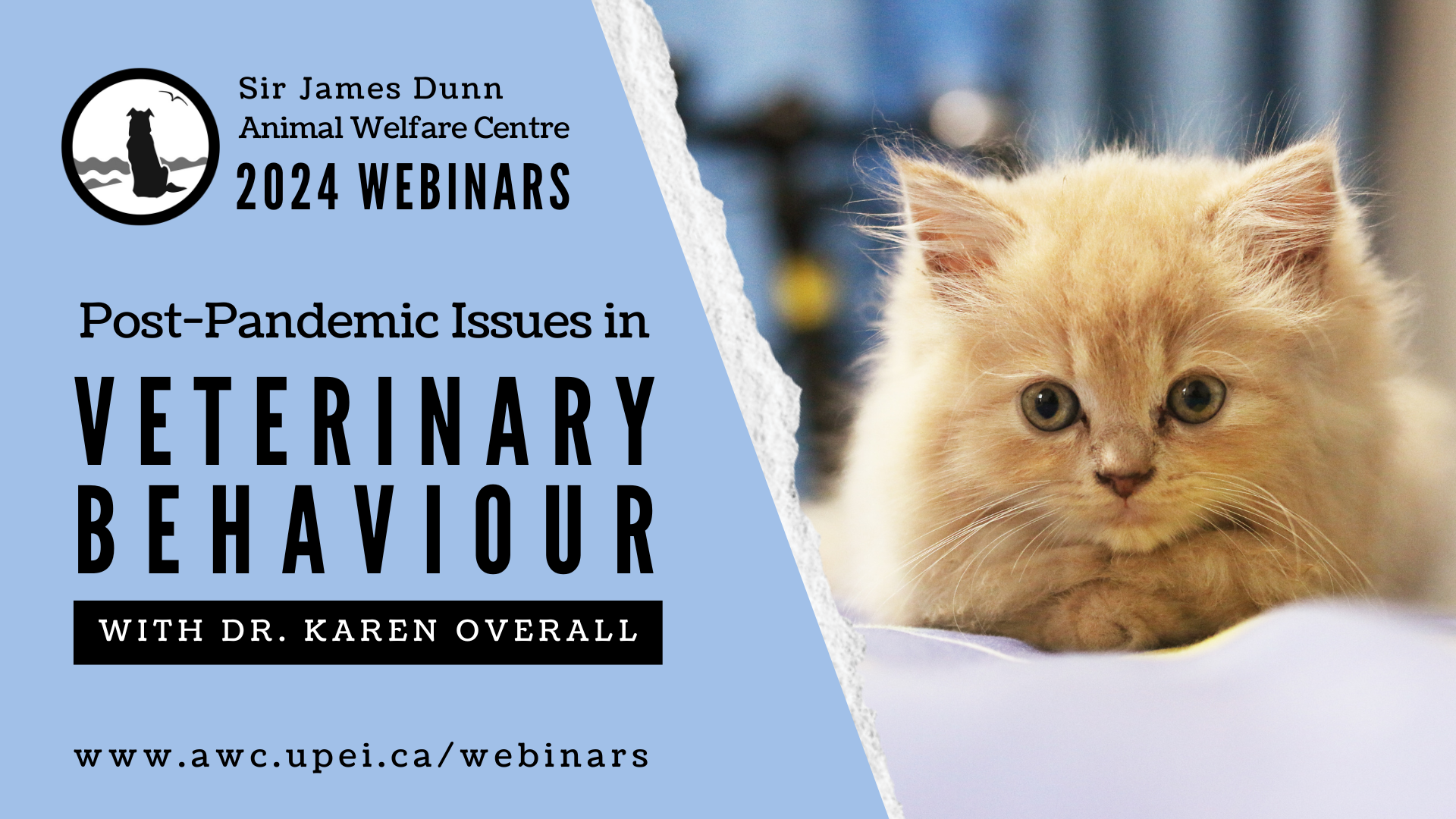2024 Sir James Dunn Animal Welfare Centre Webinar Series | CVMA