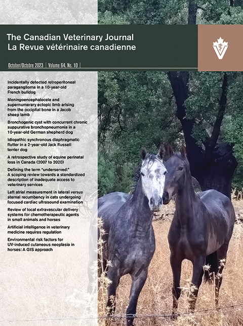 The Canadian Veterinary Journal | Canadian Veterinary Medical Association
